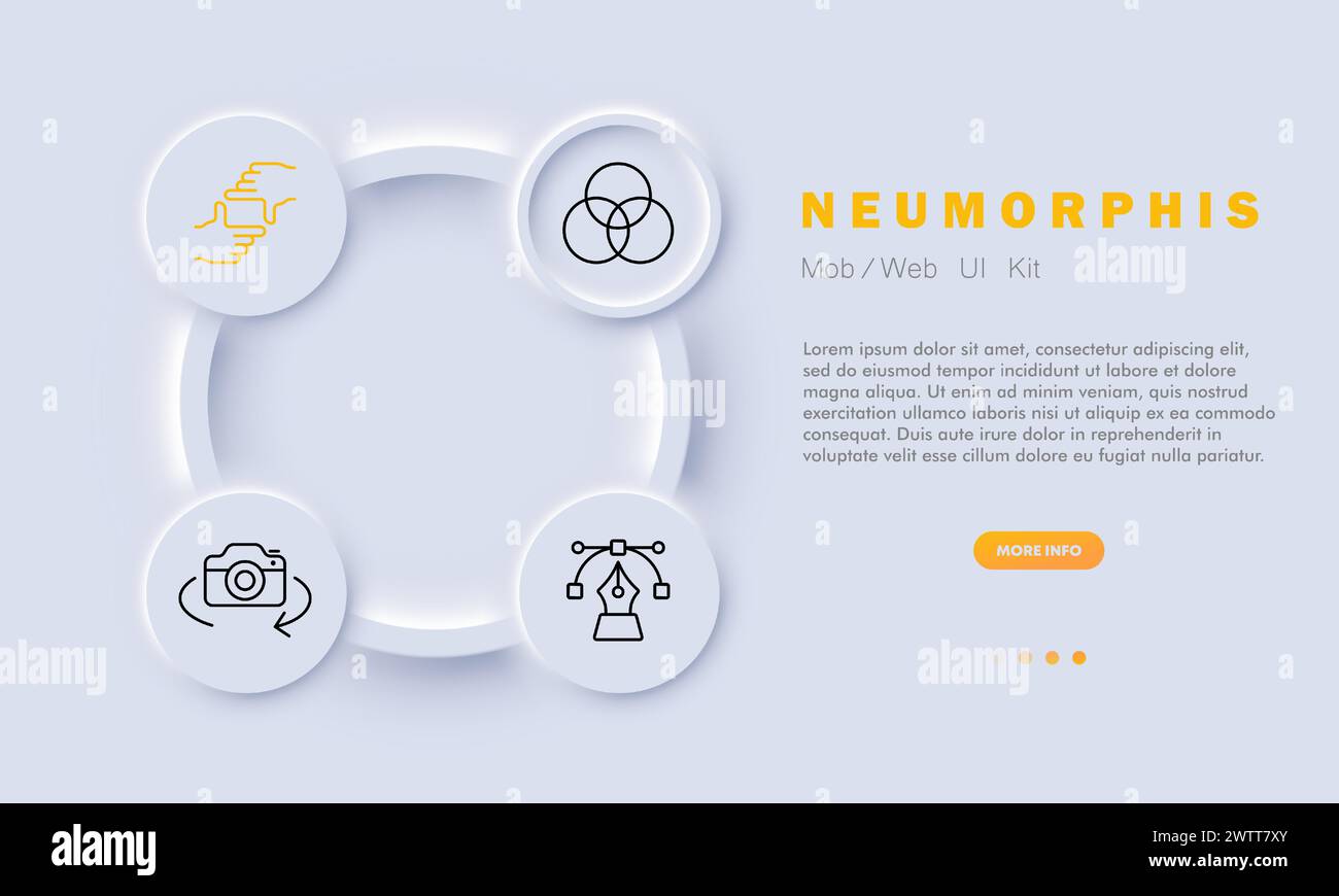 Gallery set line icon. Camera, selfie, lens, contacts, avatar ...