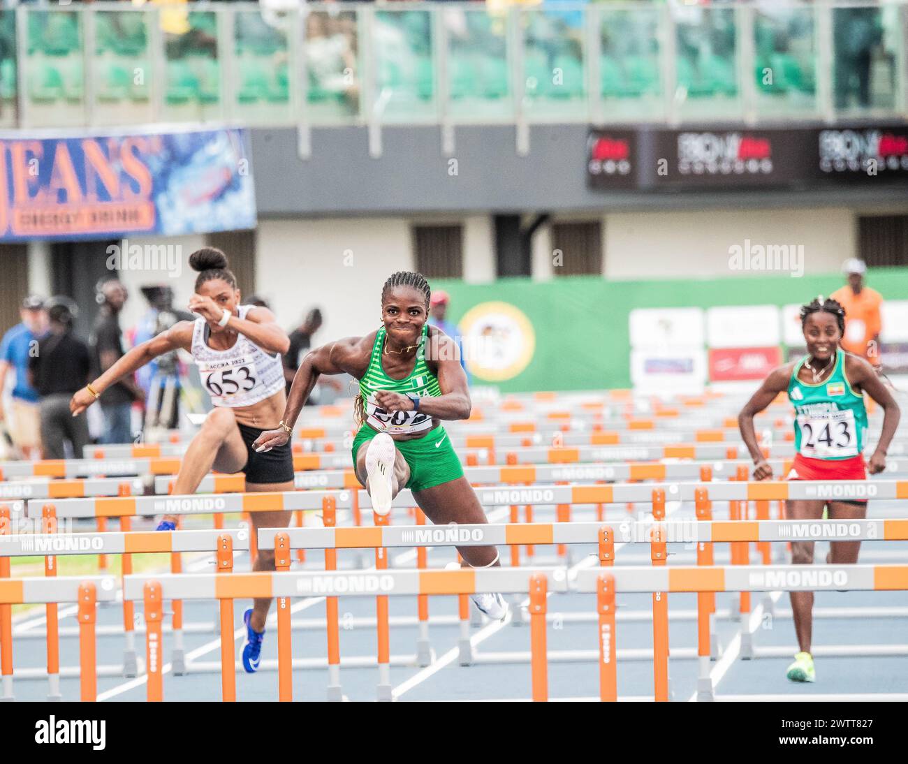 Tobi Amusan Athletics Womens 100m Hurdles Round 1 Heat African