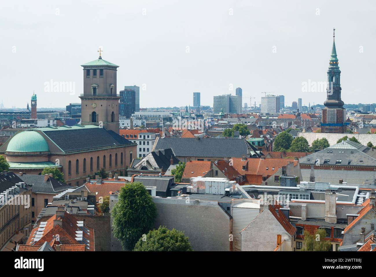 Top view of Copenhagen, Denmark Stock Photo - Alamy
