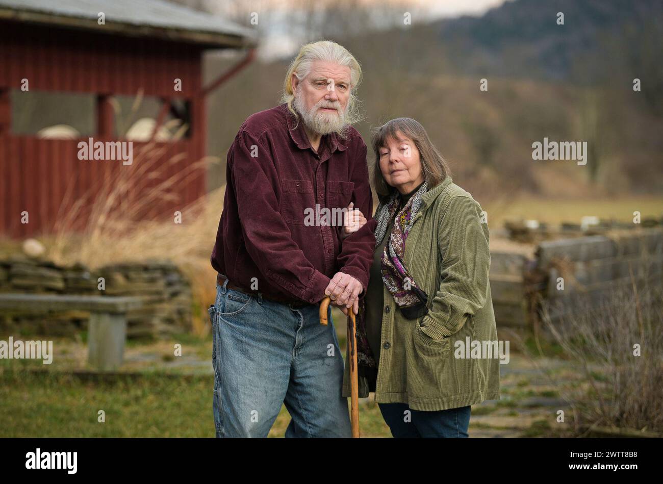 Joan and Harold Koster pose for a photo on their property, also known ...