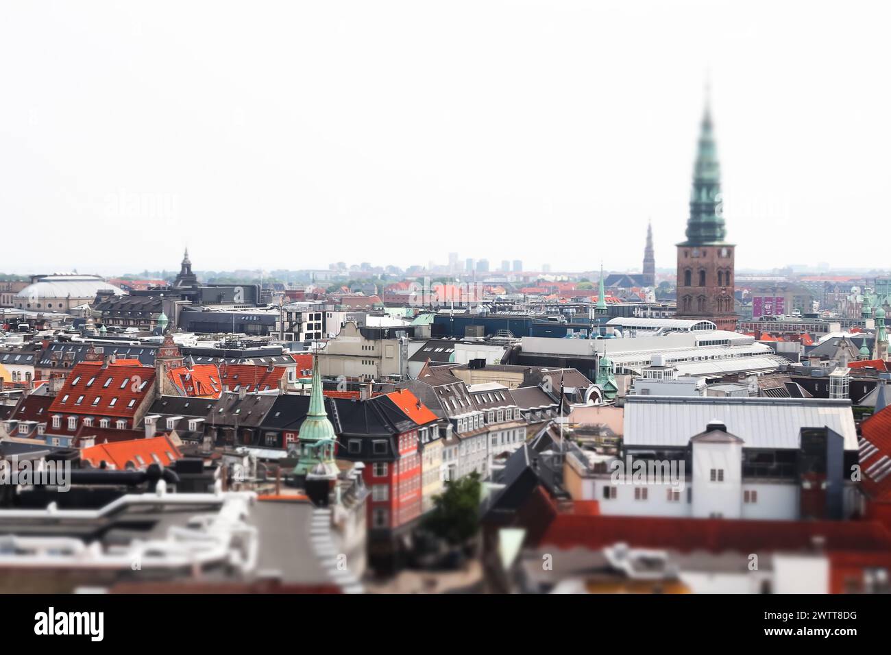 Top view of Copenhagen, Denmark Stock Photo - Alamy