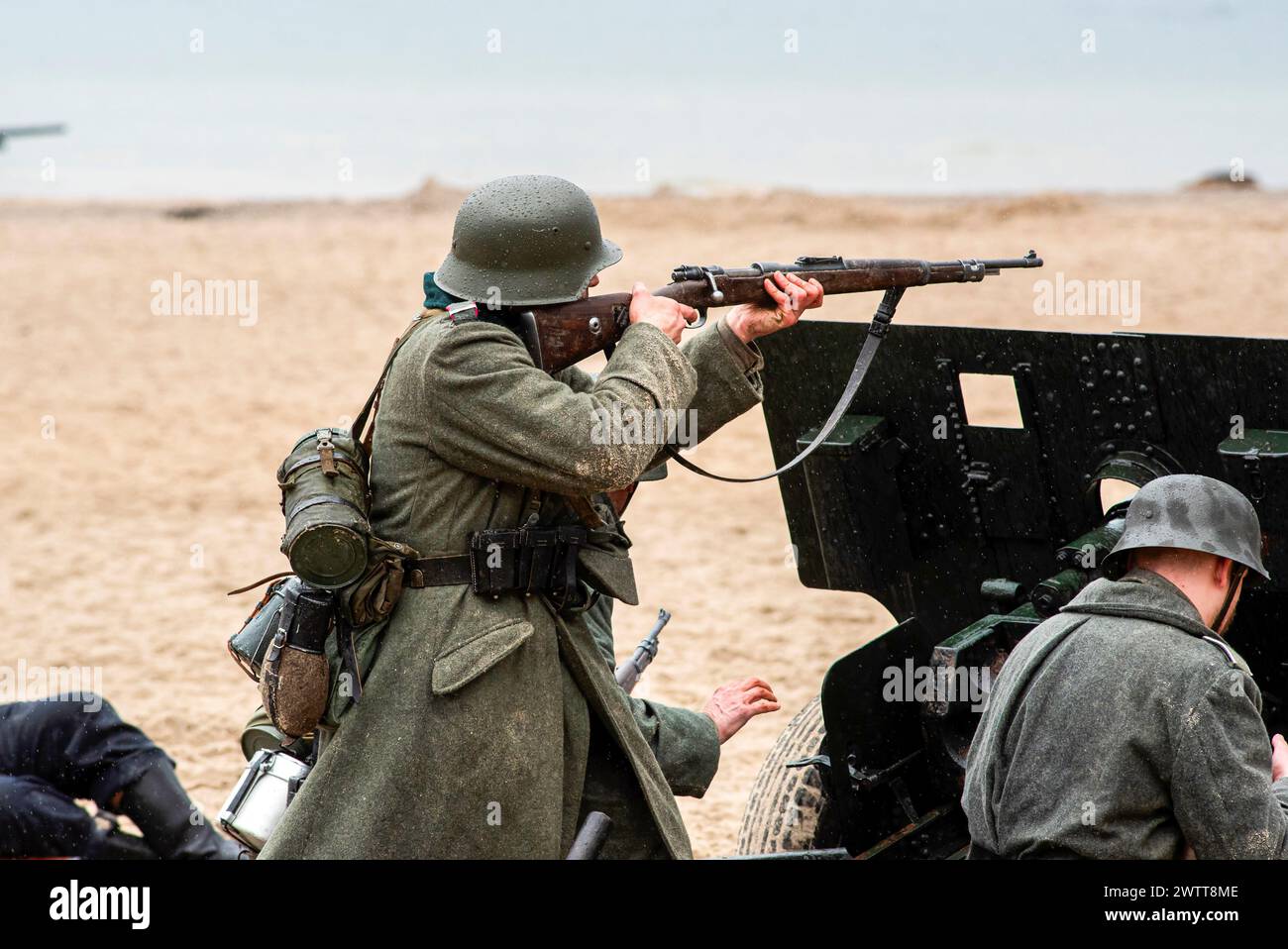 Historical reconstruction of the Battle of Kolobrzeg in Poland during ...