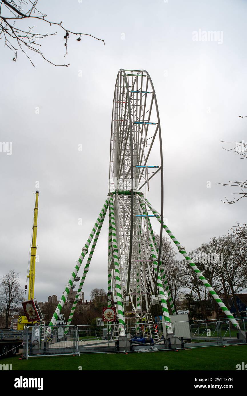 Windsor, Berkshire, UK. 19th March, 2024. A huge temporary 35 metre ...