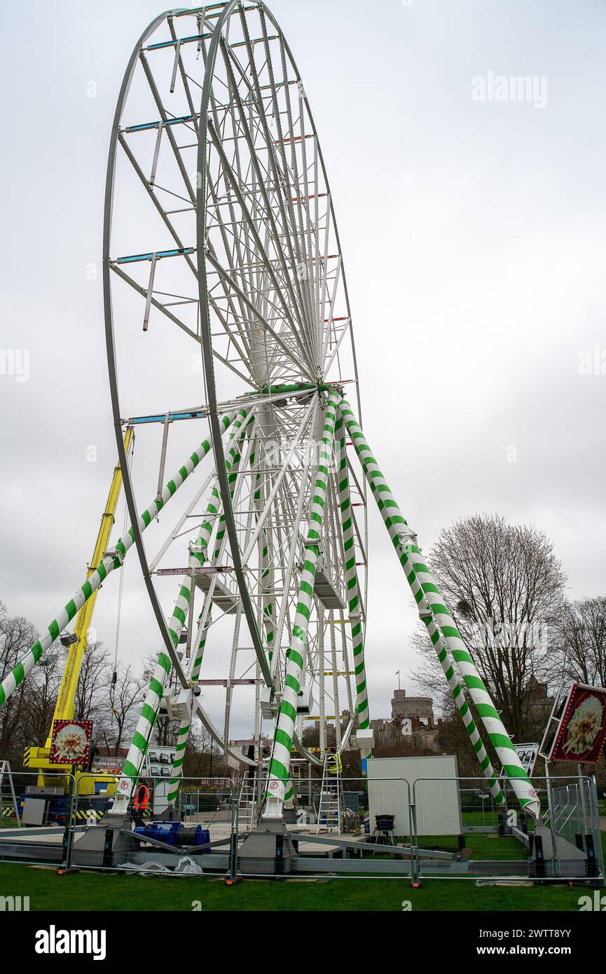 Windsor, Berkshire, UK. 19th March, 2024. A huge temporary 35 metre ...