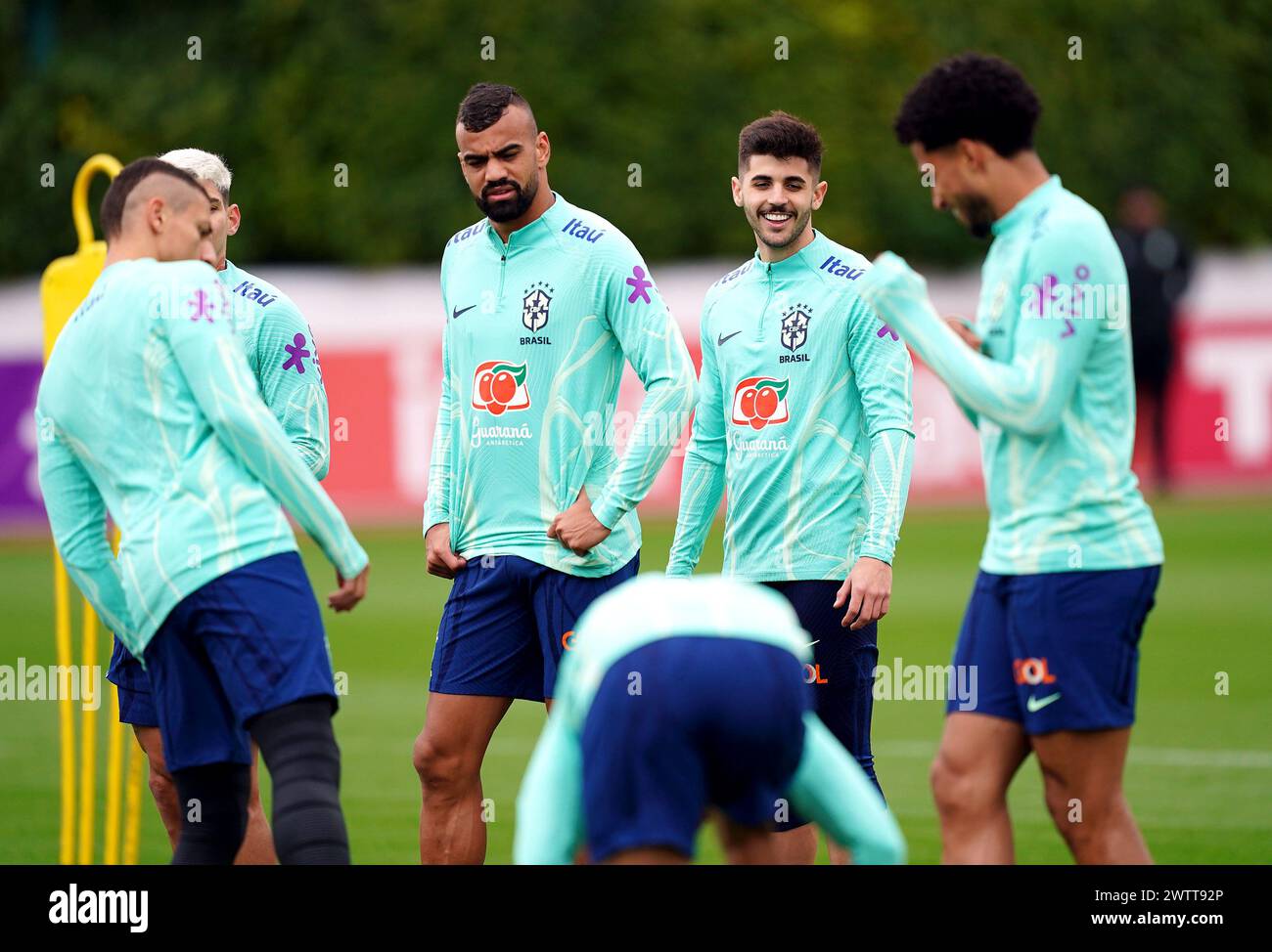 Brazil's Lucas Beraldo during a training session at the Sobha Realty ...