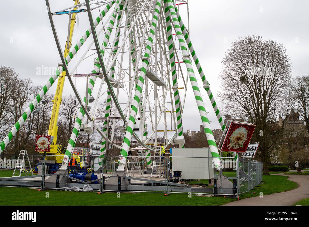 Windsor, Berkshire, UK. 19th March, 2024. A huge temporary 35 metre ...