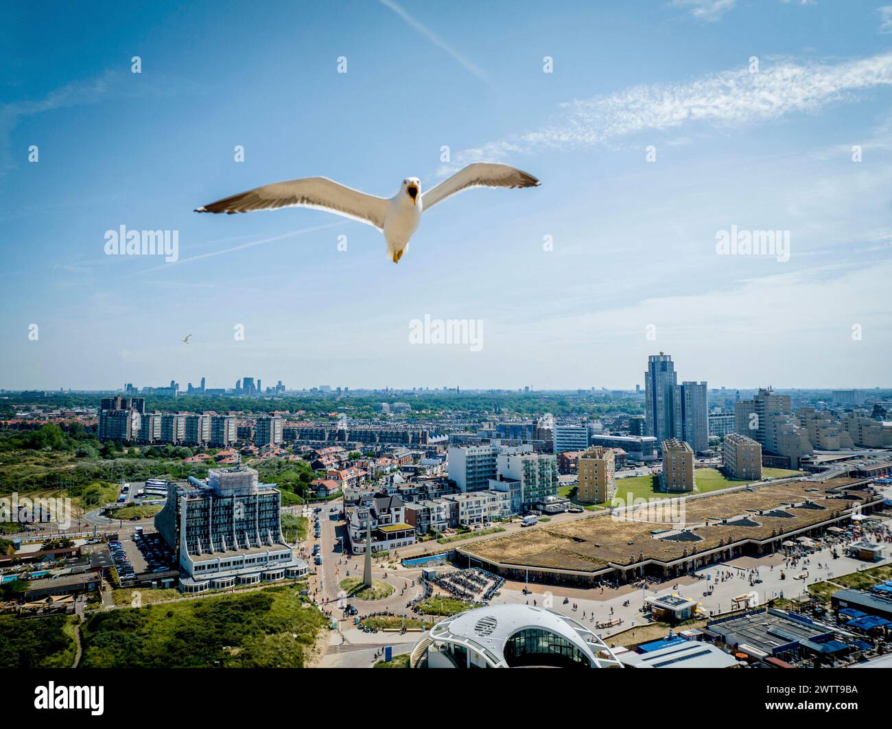 Bustling city area hi-res stock photography and images - Alamy