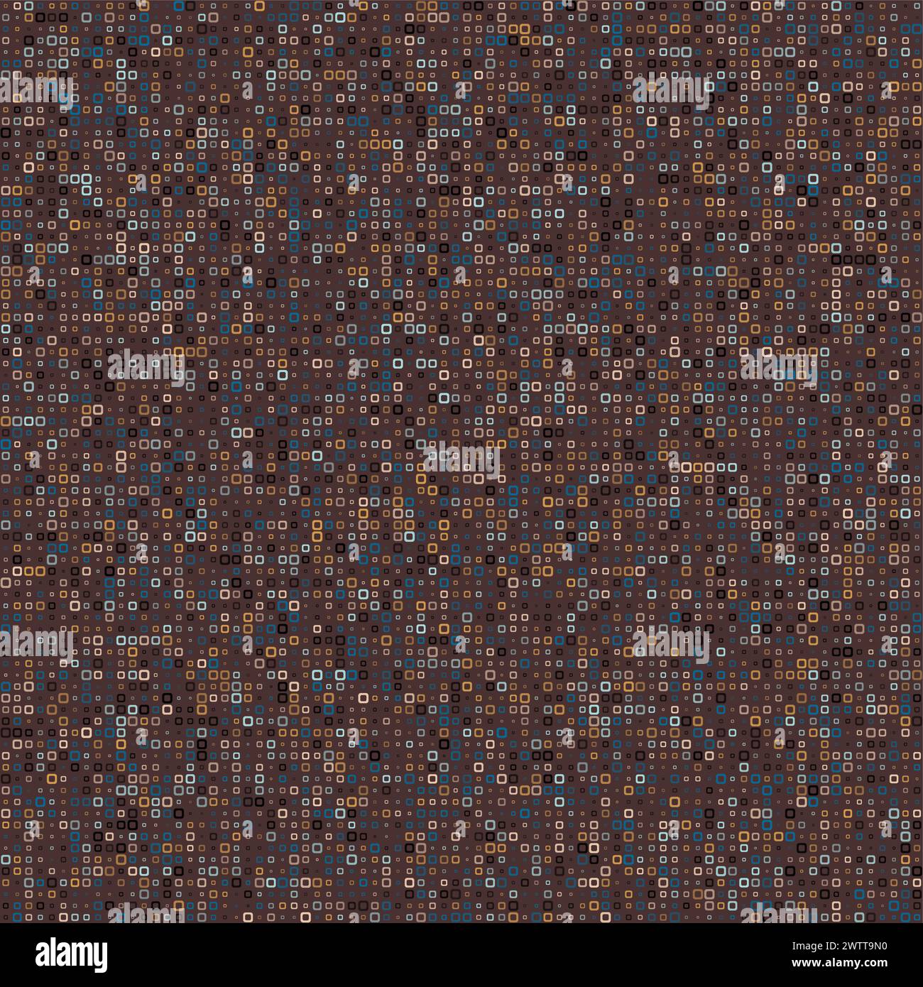 Abstract background. Rounded square frames in multiple colors. Warm ...