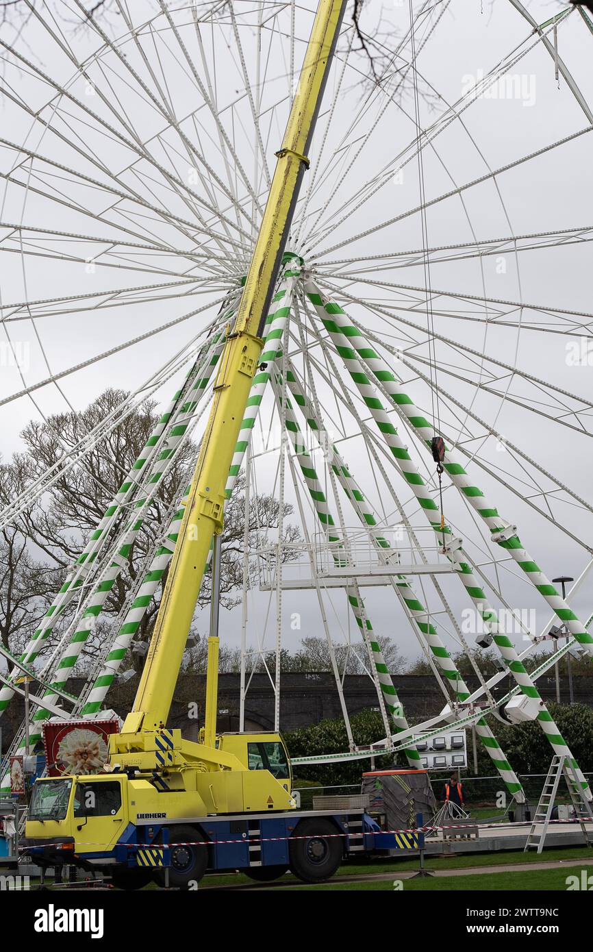 Windsor, Berkshire, UK. 19th March, 2024. A huge temporary 35 metre ...