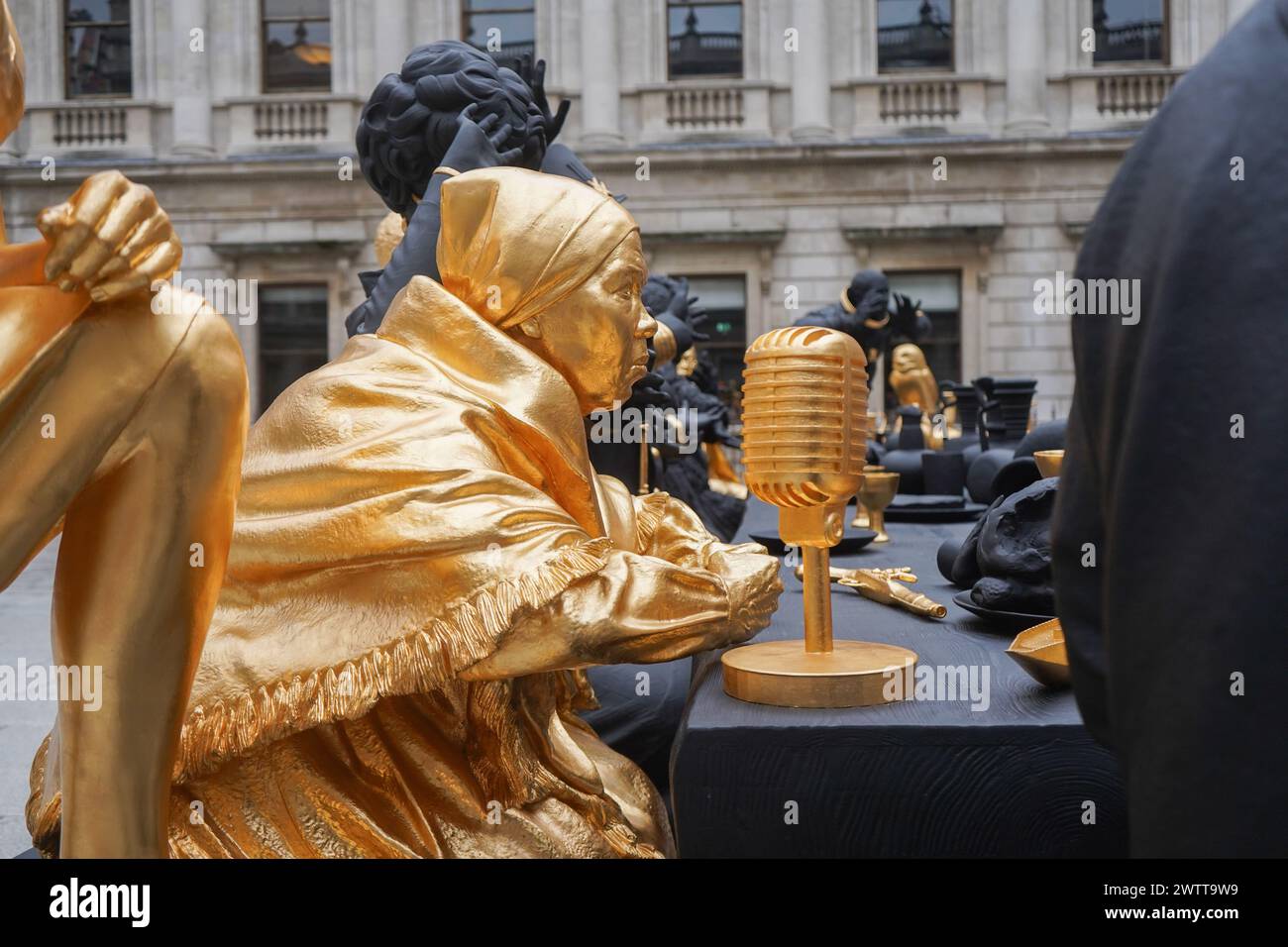 Royal Academy of Arts: The First Supper (Galaxy Black), 2023 Bronze ...