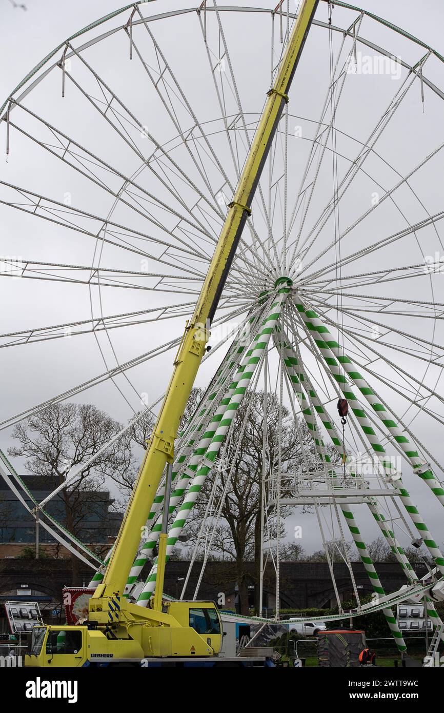 Windsor, Berkshire, UK. 19th March, 2024. A huge temporary 35 metre ...