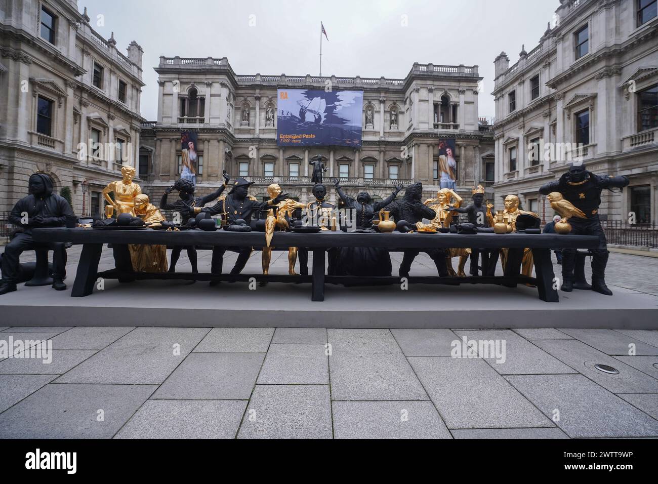 Royal Academy of Arts: The First Supper (Galaxy Black), 2023 Bronze ...
