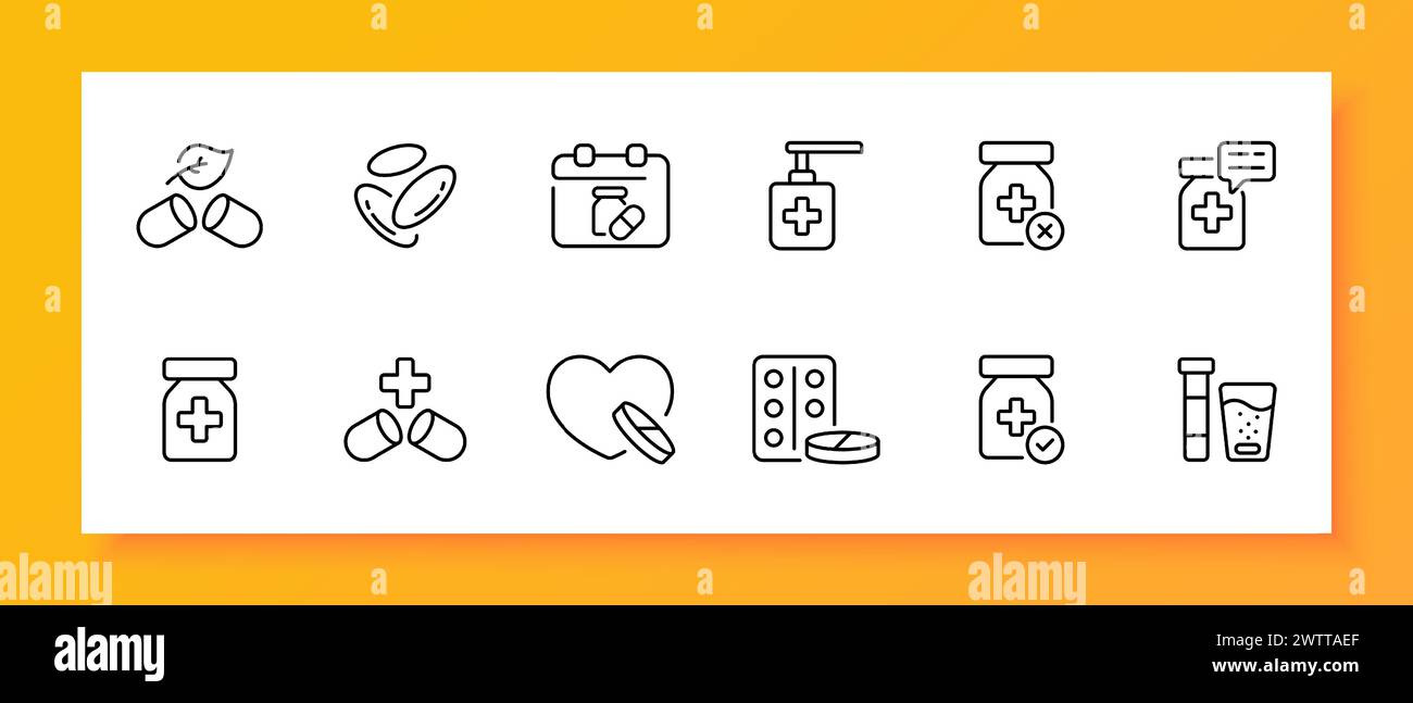 Packaging and blister on white Stock Vector Images - Alamy