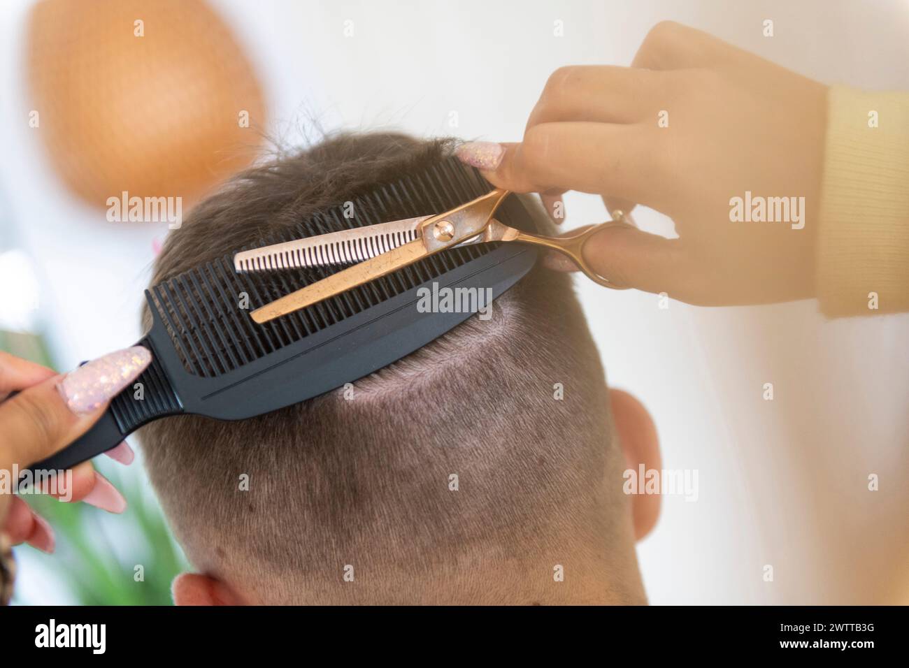 Fresh hairstyle hi-res stock photography and images - Alamy