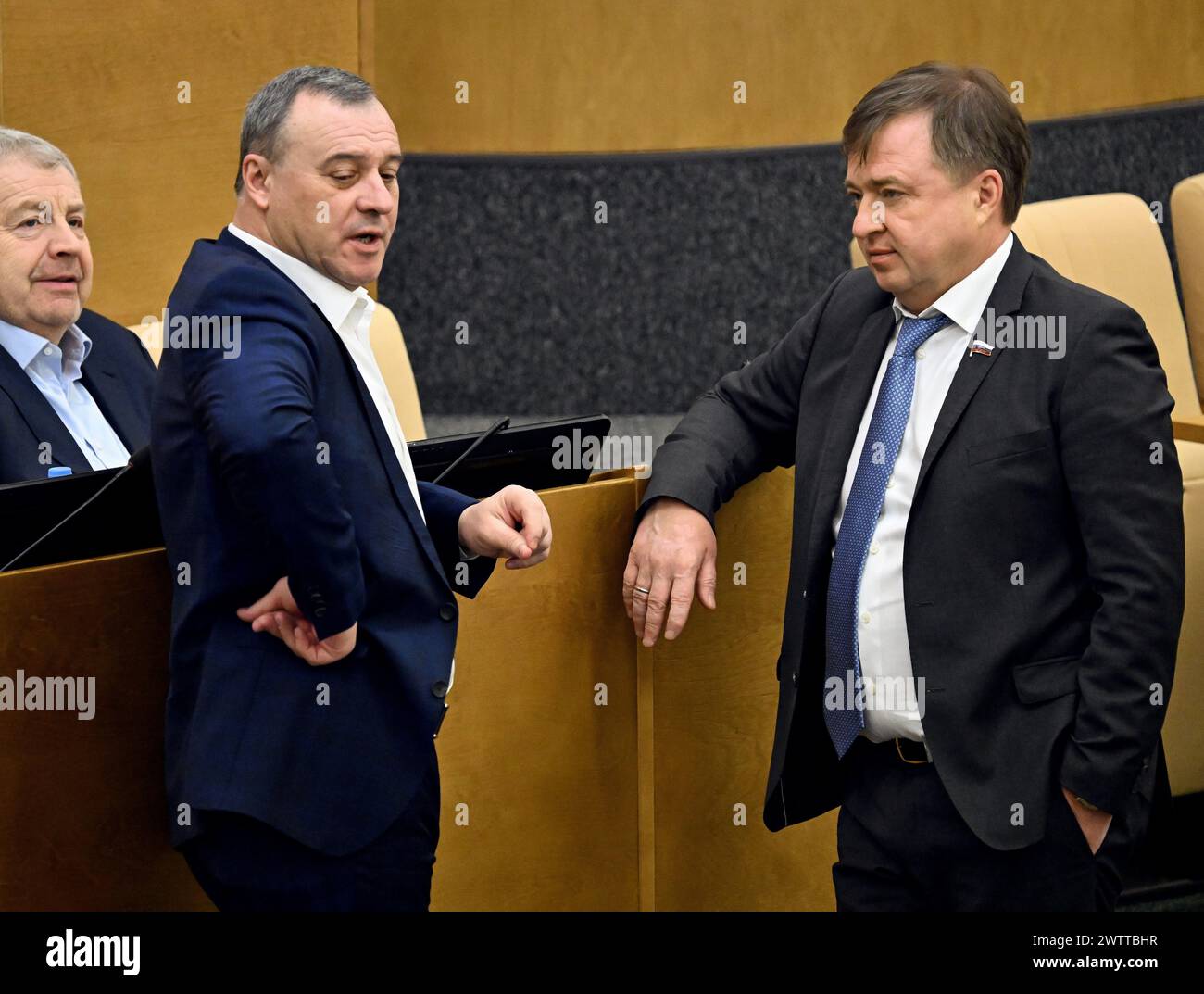 Moscow, Russia. 19th Mar, 2024. Plenary meeting of the State Duma of ...