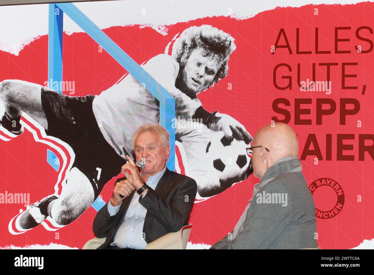 MUNICH, Germany - 19. MARCH 2024: Sepp MAIER, former professional ...