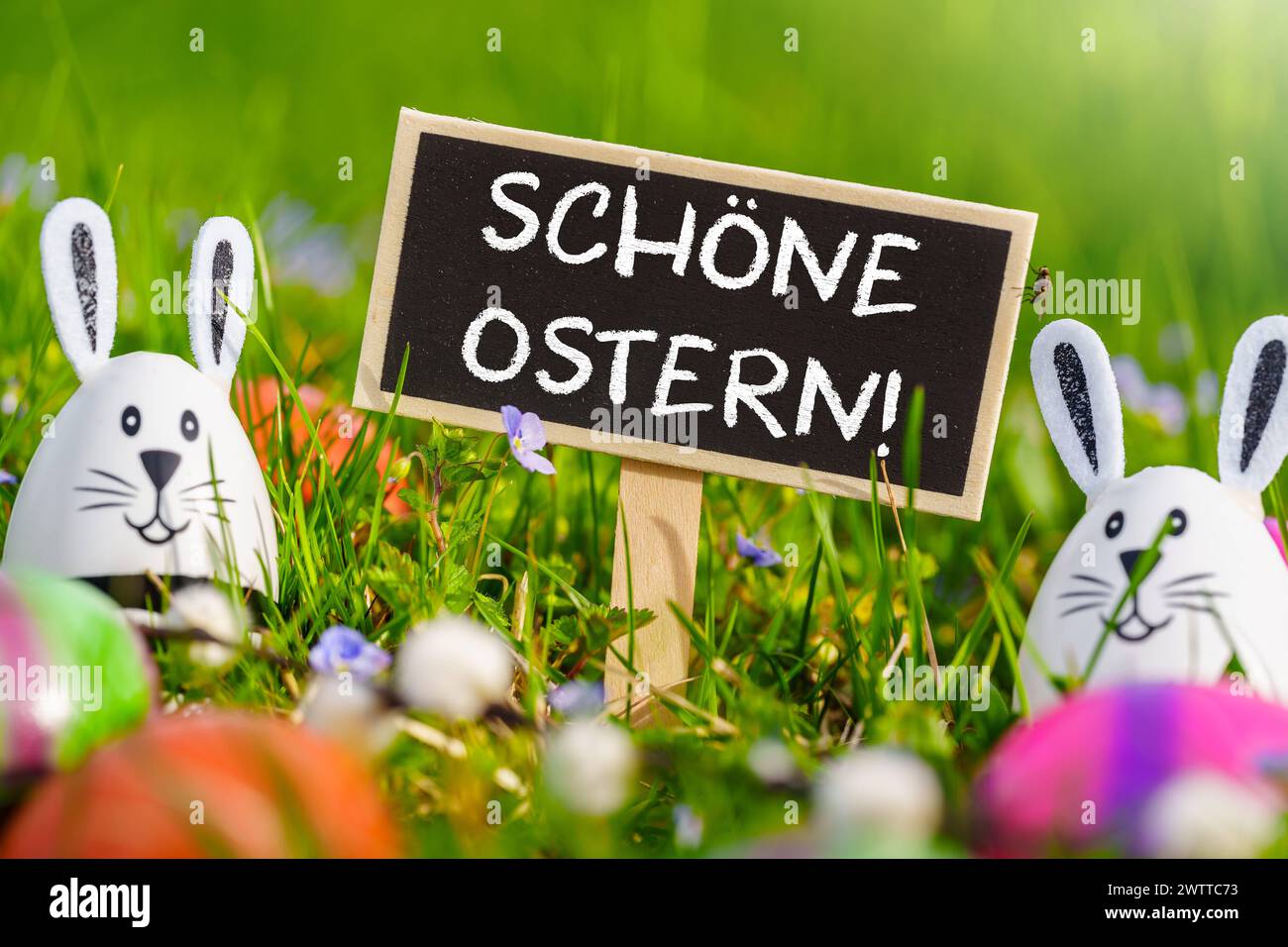 Augsburg, Bavaria, Germany - March 19, 2024: S Greetings for Easter on ...