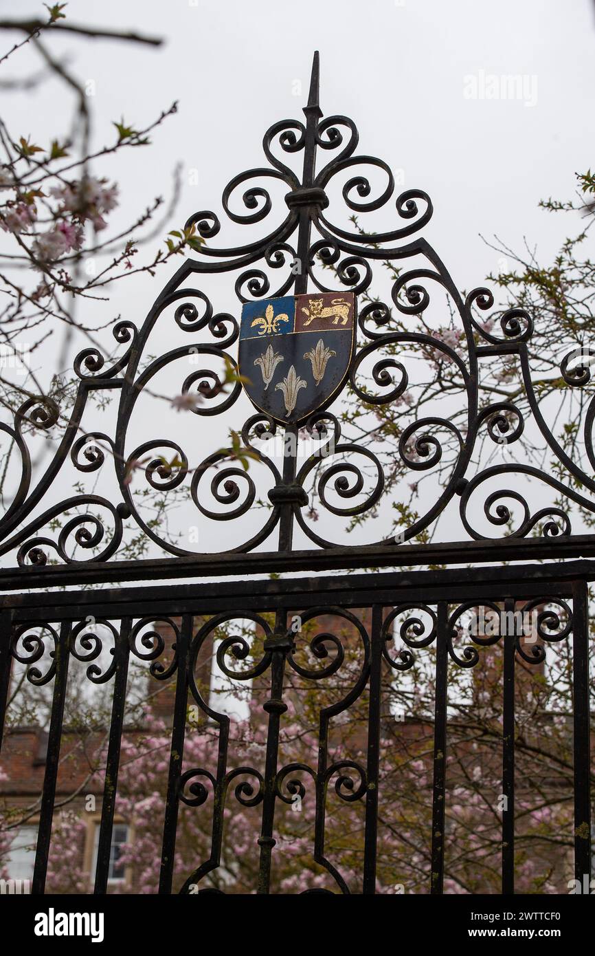 Eton, Windsor, UK. 19th March, 2024. The Eton College flag is sadly ...