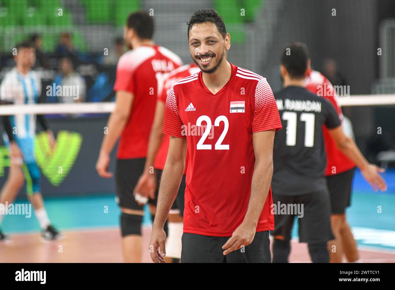 Mohamed Moustafa Issa (Egypt). Volleyball World Championship 2022 Stock ...
