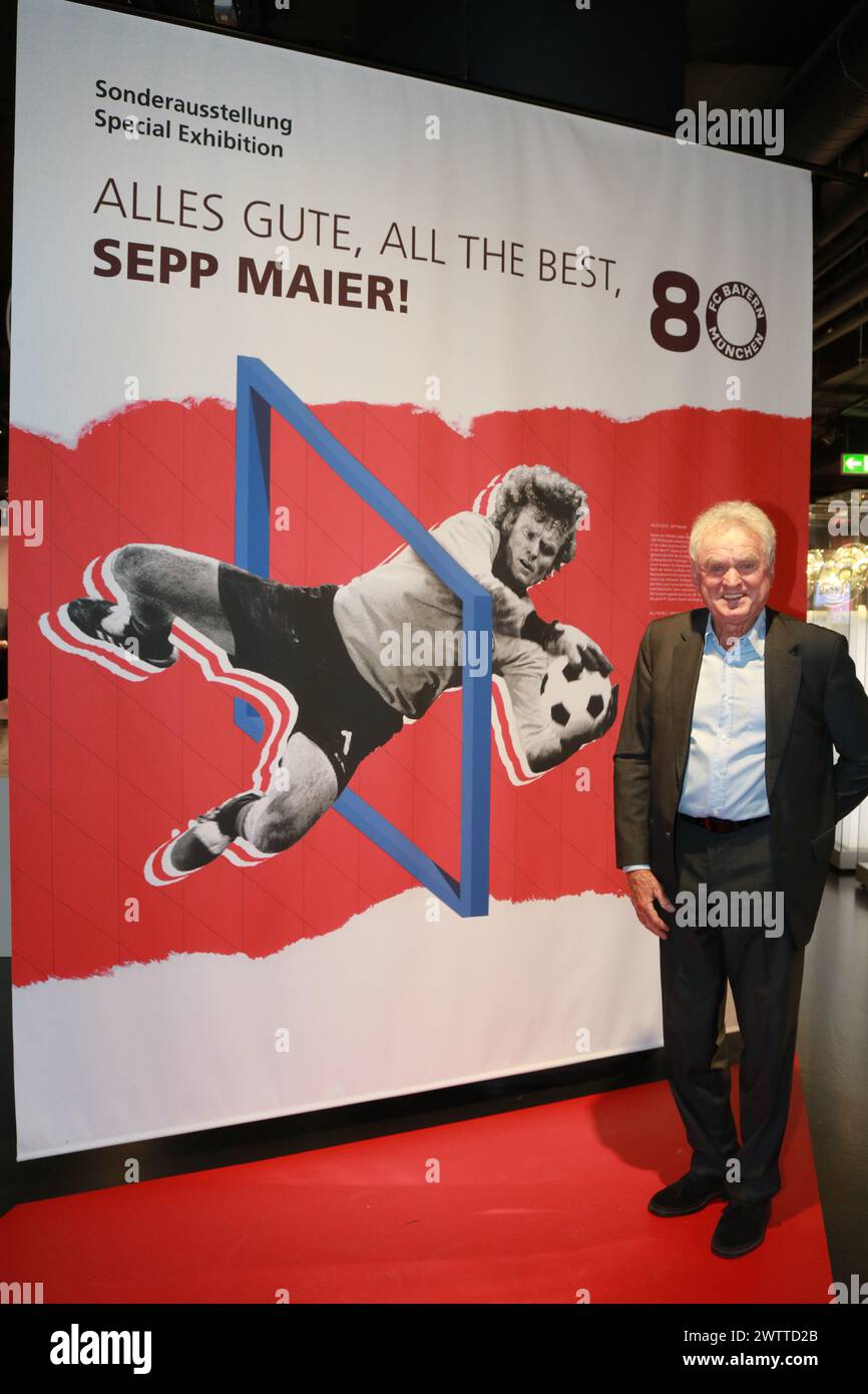 MUNICH, Germany - 19. MARCH 2024: Sepp MAIER, former professional ...