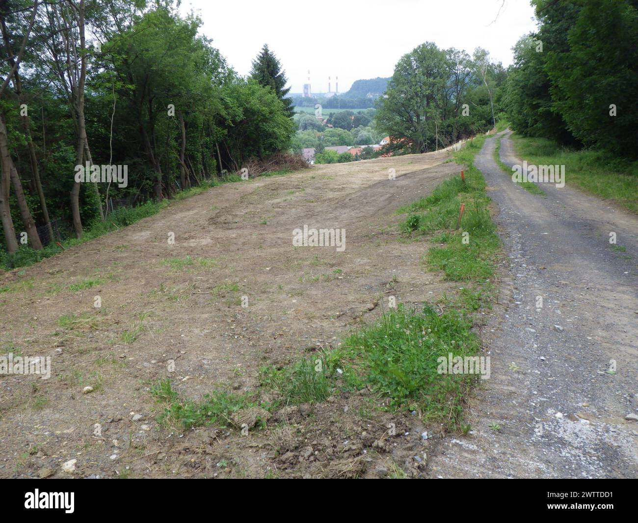 a traffic route or transport route as infrastructure for mobility ...