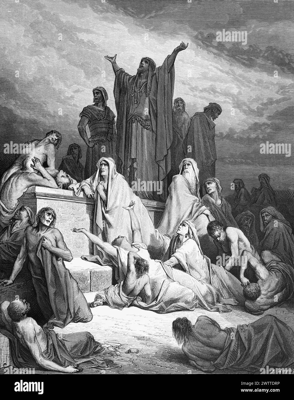 Black death plague illustration hi-res stock photography and images - Alamy