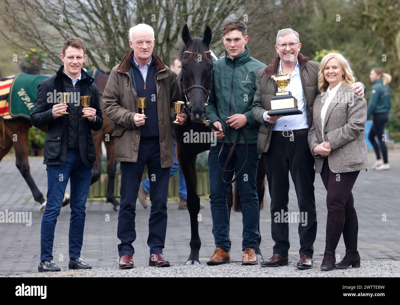 Jockey Paul Townend, trainer Willie Mullins, 2024 Boodles Cheltenham ...