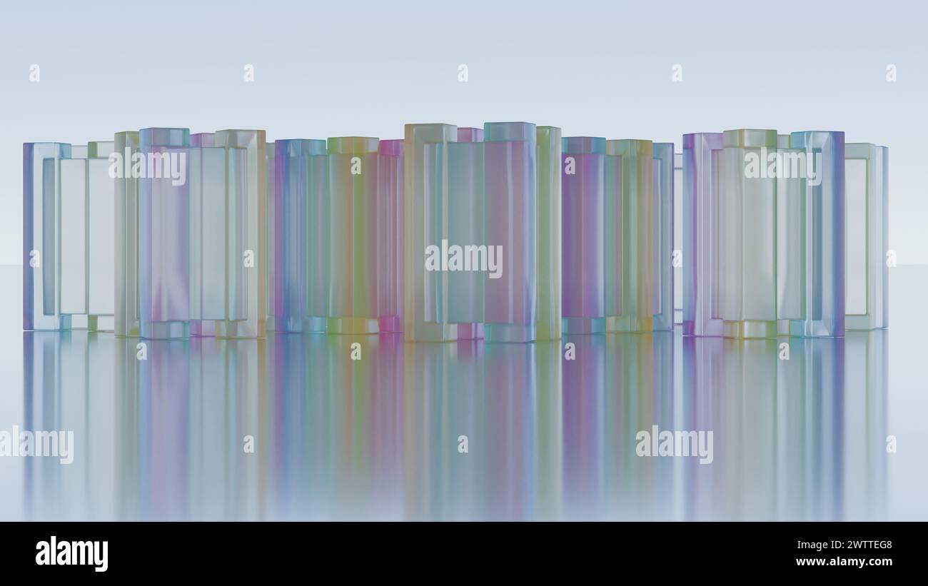 Soft blend of vibrant colors forms hi-res stock photography and images ...