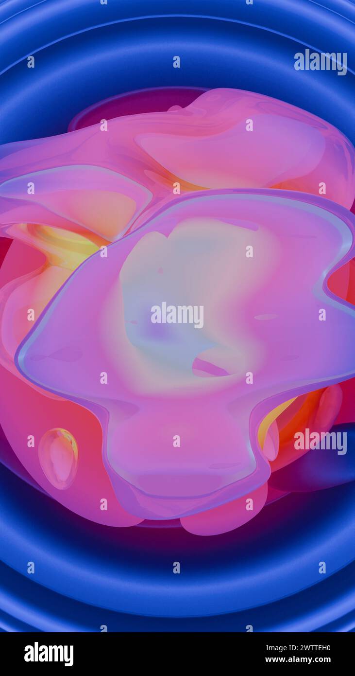 Silken Whispers: The Serenity of Abstract Curves Stock Photo - Alamy