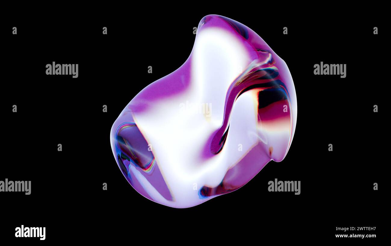 Silken Whispers: The Serenity of Abstract Curves Stock Photo - Alamy