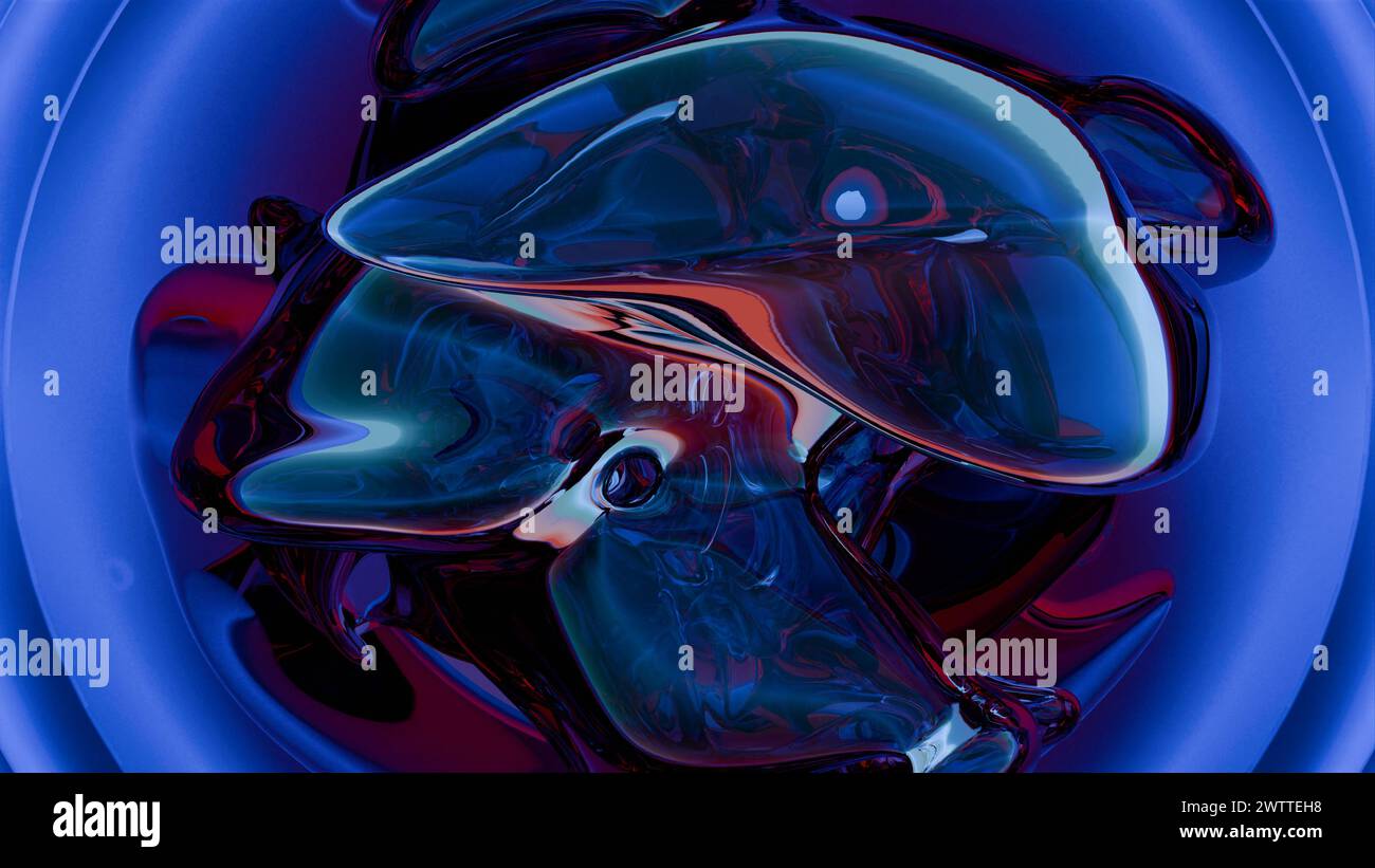 Silken Whispers: The Serenity of Abstract Curves Stock Photo - Alamy