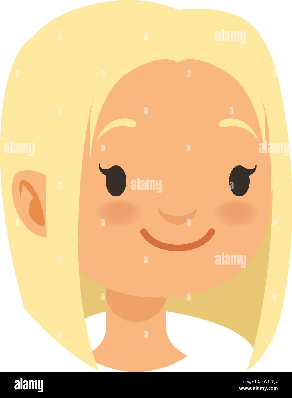 Head profile cartoon hi-res stock photography and images - Alamy