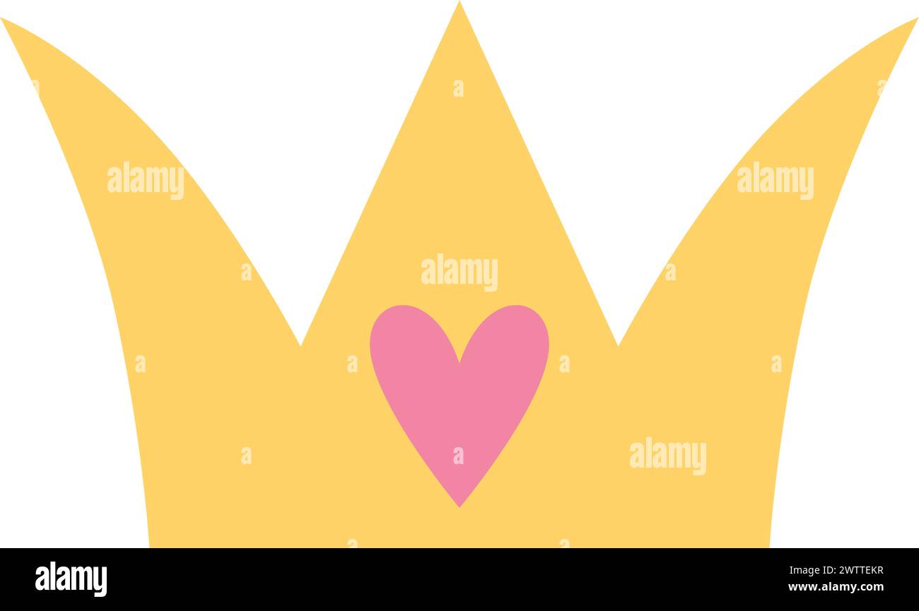 Princess crown background frame hi-res stock photography and images - Alamy