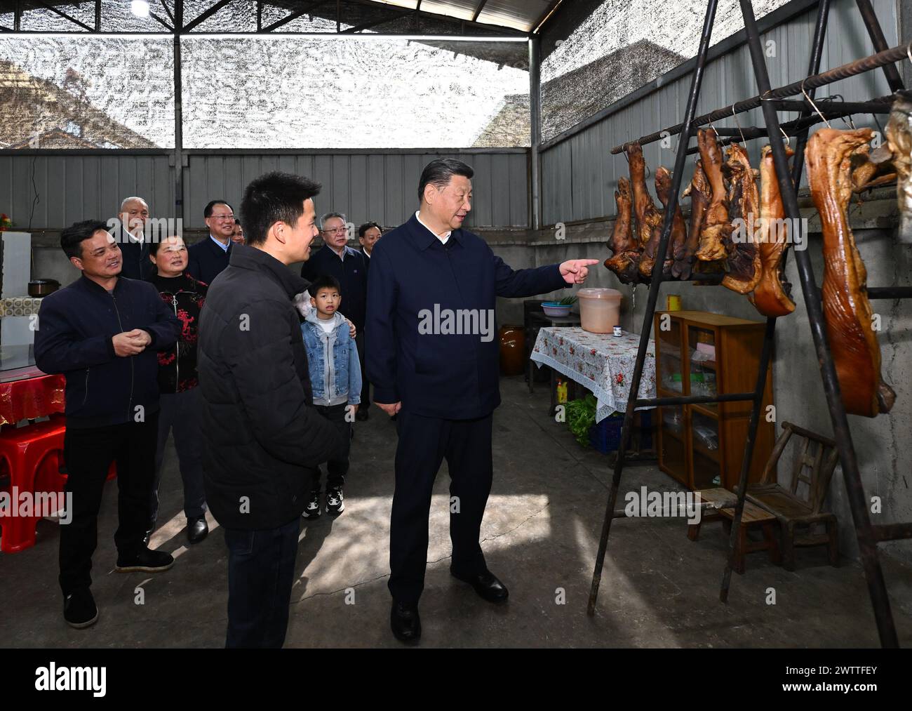 Changde, China's Hunan Province. 19th Mar, 2024. Chinese President Xi ...