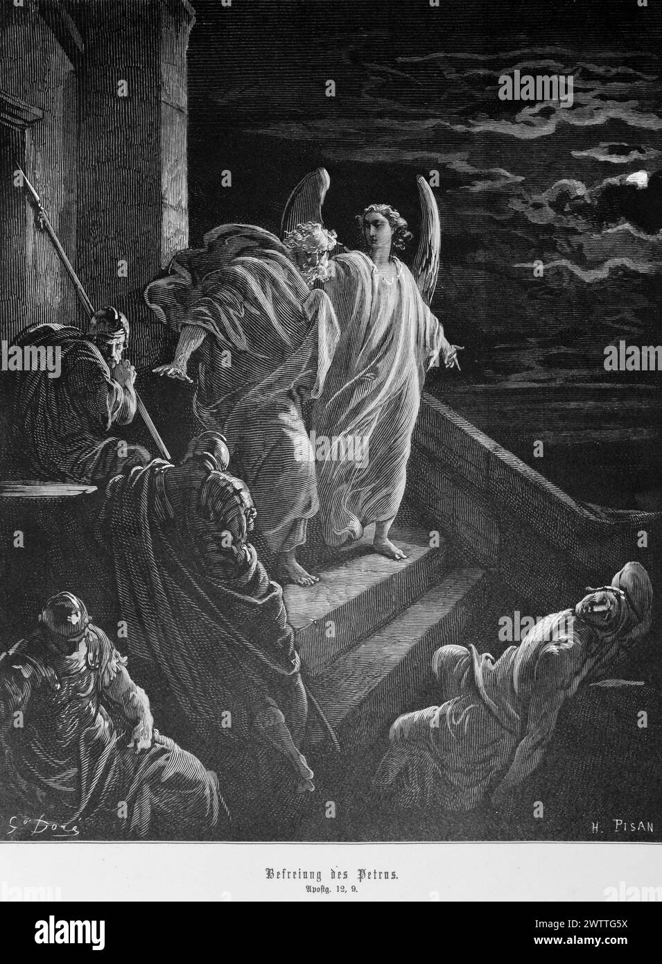 The lberation of Peter, Peter rescued from prison, Acts of the Apostles ...