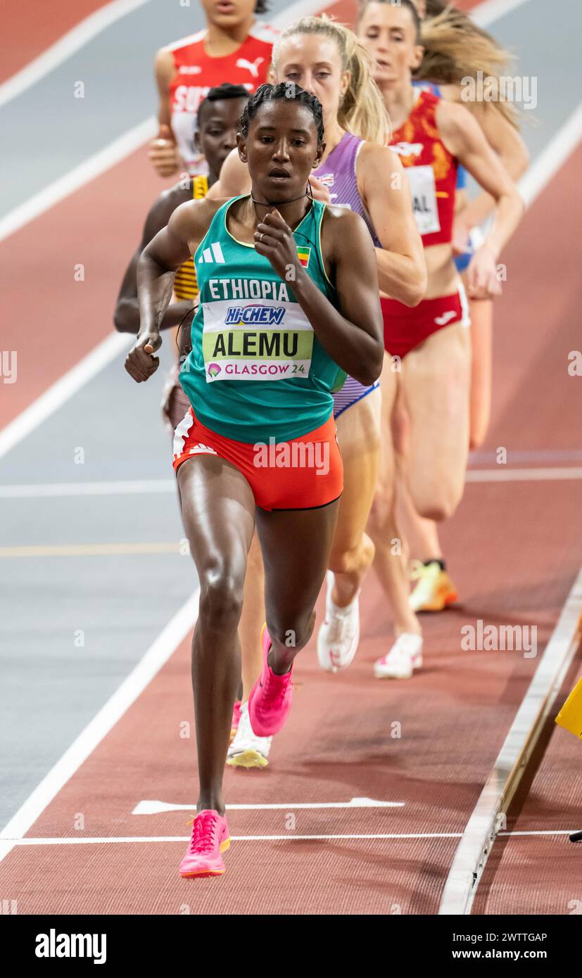 Habitam Alemu of Ethiopia competing in the women’s 800m heats at the ...