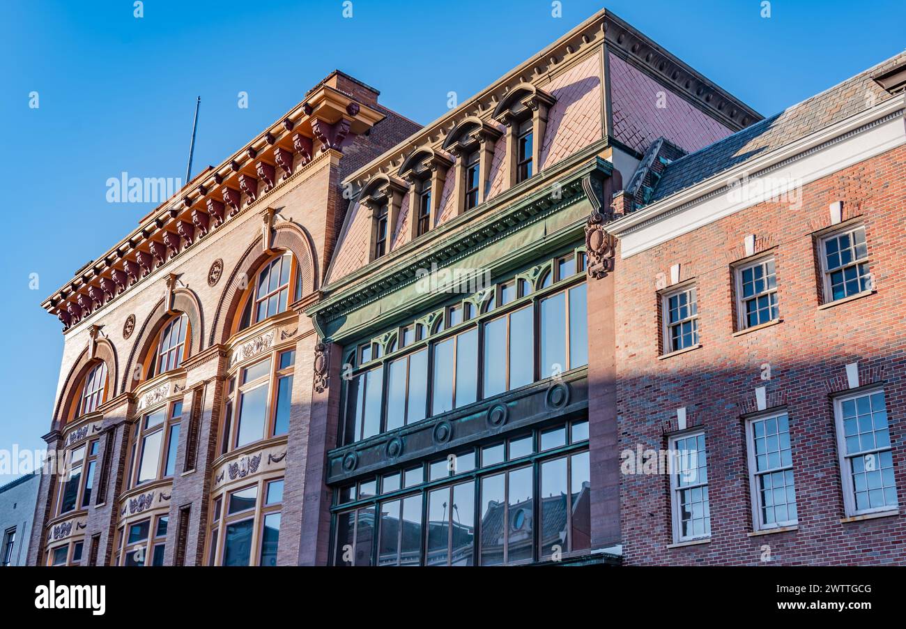 Historic Buildings in Downtown Cumberland Maryland USA Stock Photo - Alamy