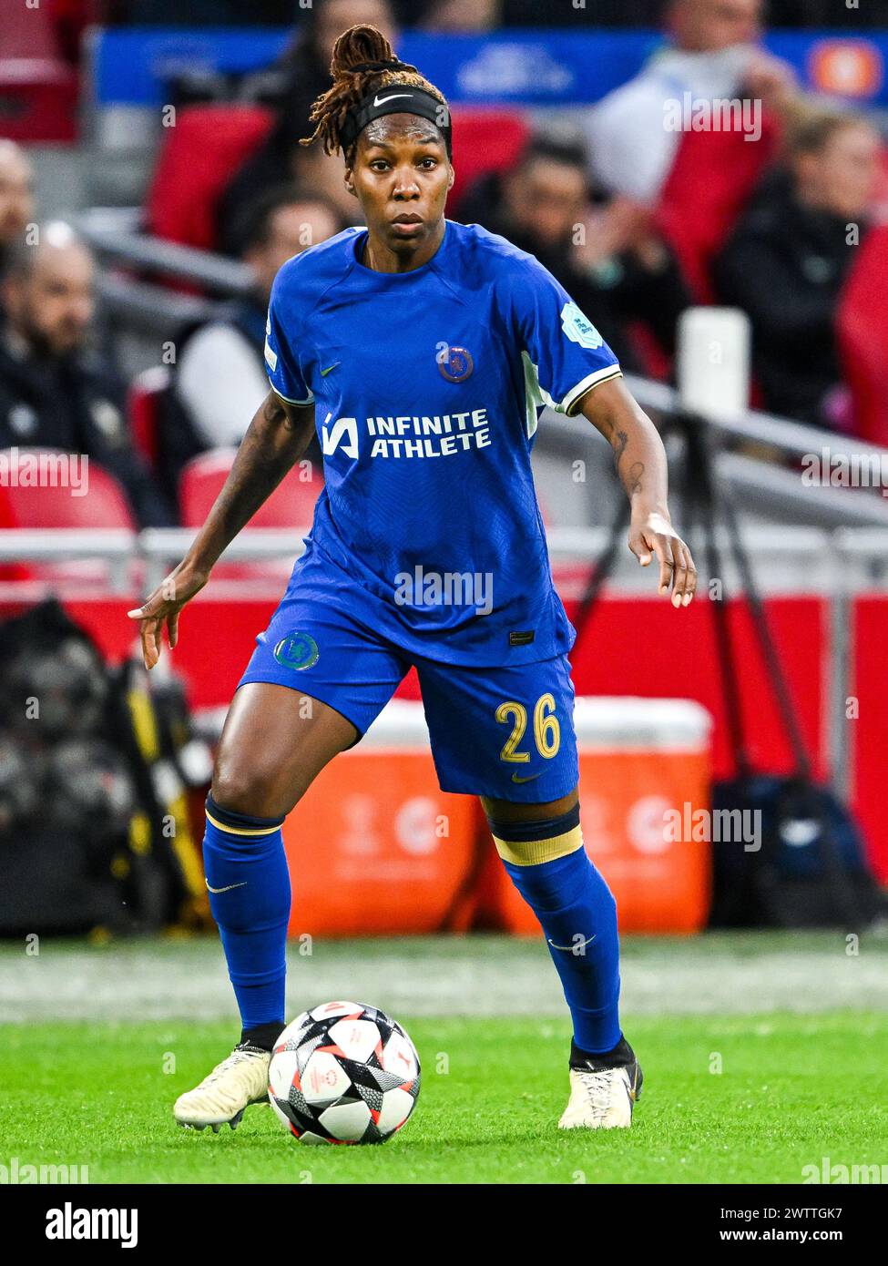 AMSTERDAM - Kadeisha Buchanan of Chelsea FC during the UEFA Champions League Women's ...