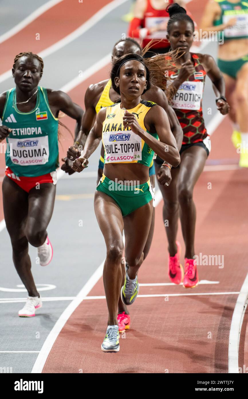 Natoya Goule-Toppin of Jamaica competing in the women’s 800m heats at ...
