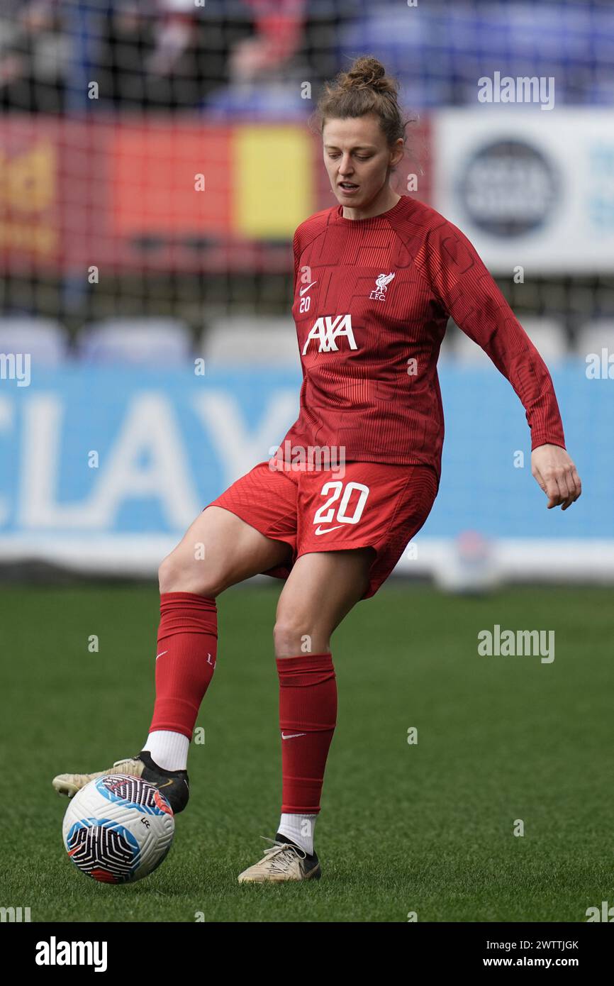 Liverpool FC v West Ham United FC Barclays Womens Super League PRENTON PARK TRANMERE ENGLAND ...