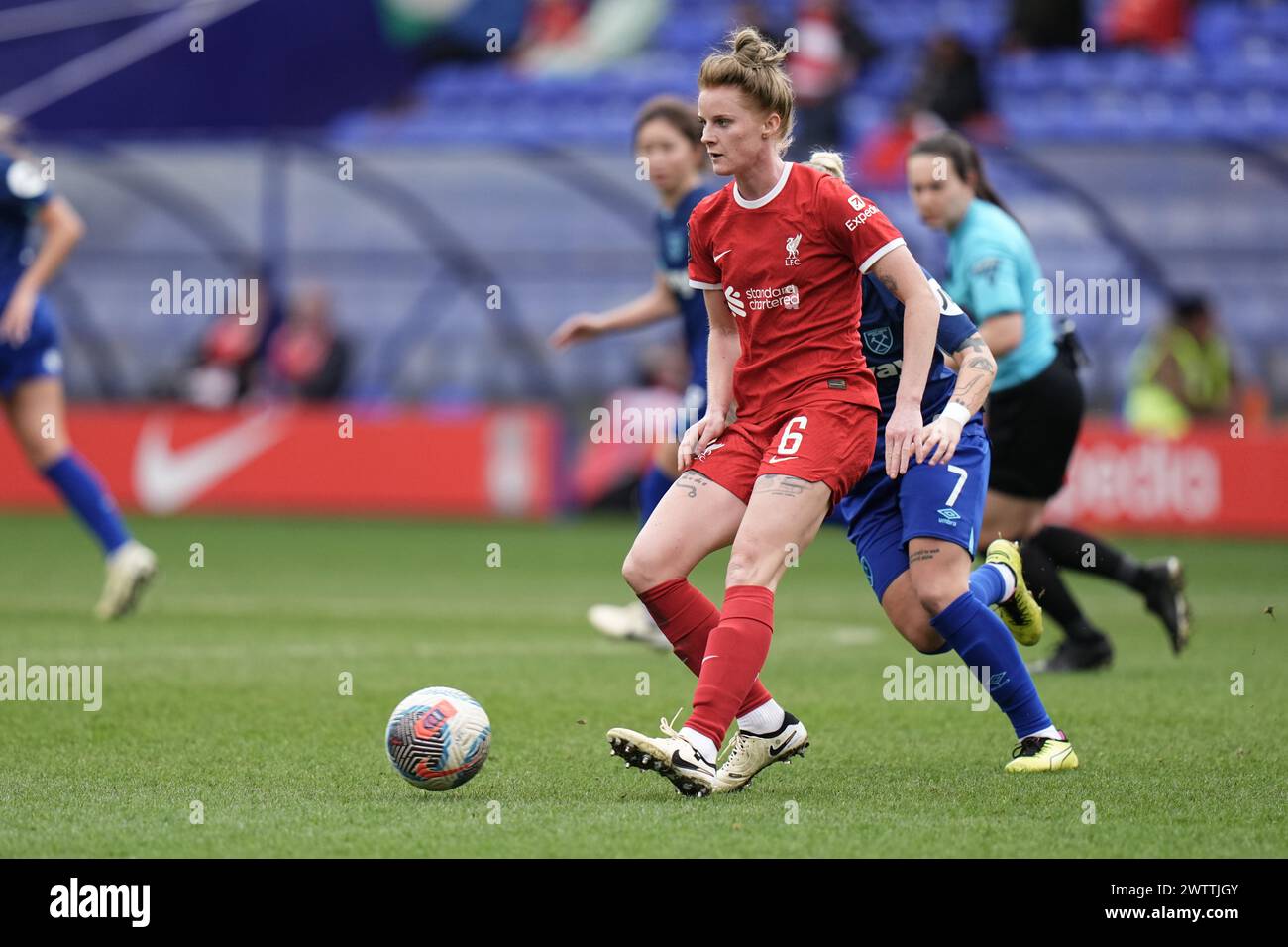 Liverpool FC v West Ham United FC Barclays Womens Super League PRENTON PARK TRANMERE ENGLAND ...