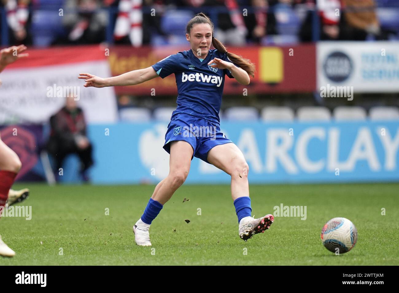 Liverpool FC v West Ham United FC Barclays Womens Super League PRENTON PARK TRANMERE ENGLAND ...