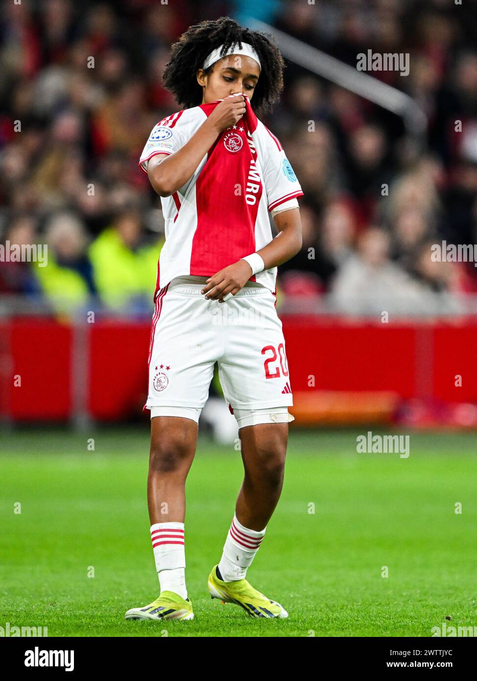 AMSTERDAM - Lily Yohannes of Ajax during the UEFA Champions League ...