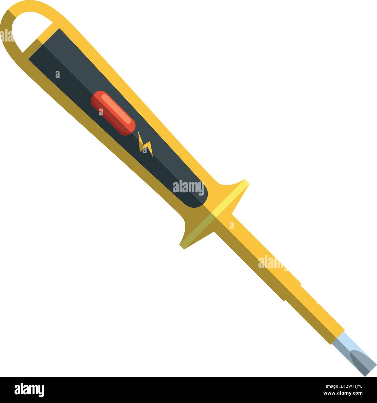 Electric power tester. Cartoon voltage measure tool Stock Vector Image ...