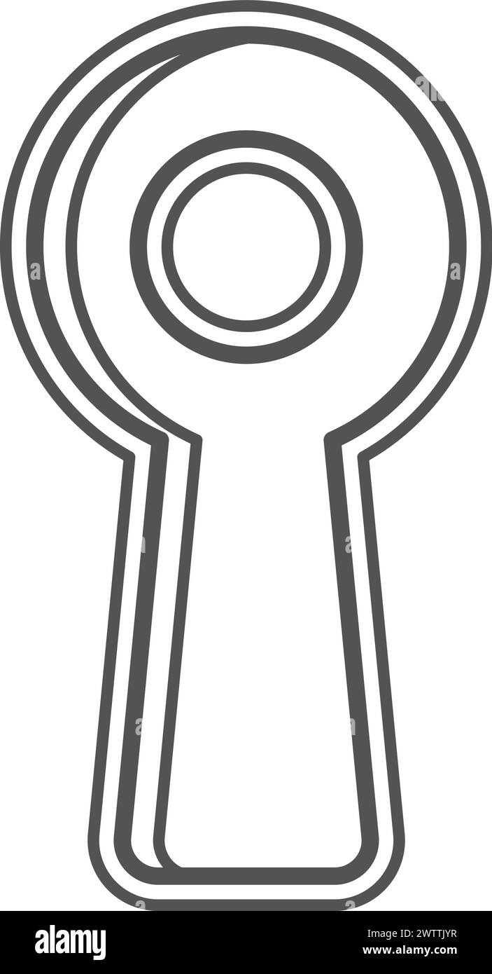 House icon combination lock Black and White Stock Photos & Images - Alamy