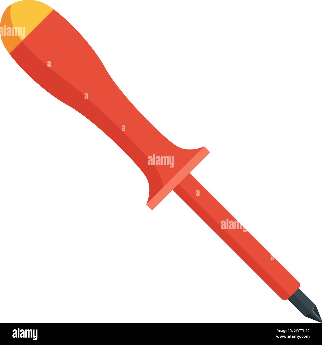 Crossed head screwdriver cartoon icon. Worker tool Stock Vector Image ...