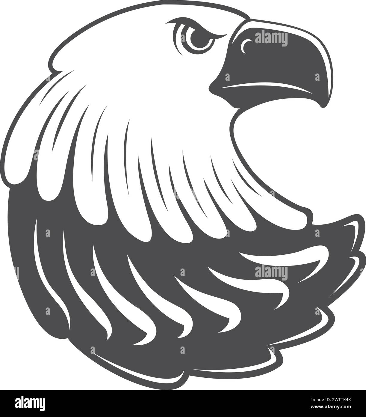 Black falcon icon Black and White Stock Photos & Images - Alamy