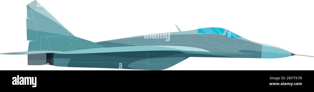 Military airplane side view. Cartoon army jet Stock Vector Image & Art ...