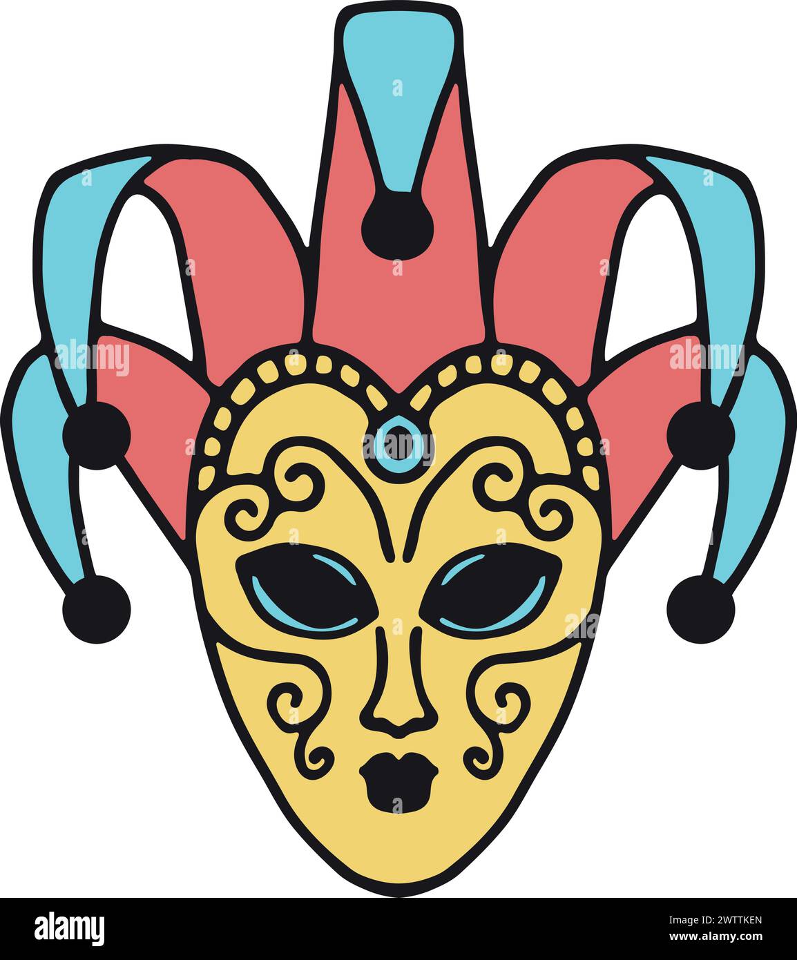 Jester design hi-res stock photography and images - Alamy