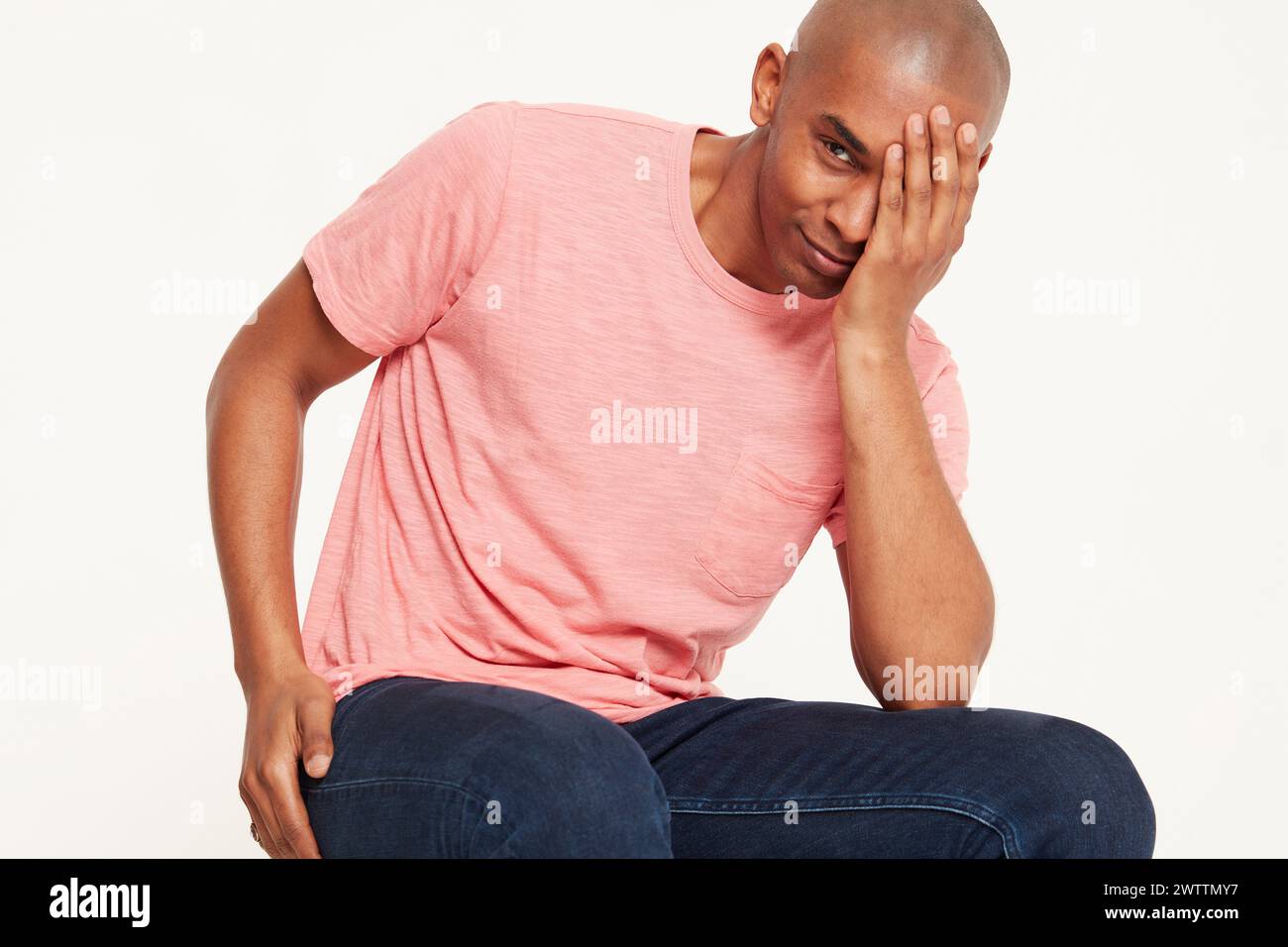 Man in pink hi-res stock photography and images - Alamy